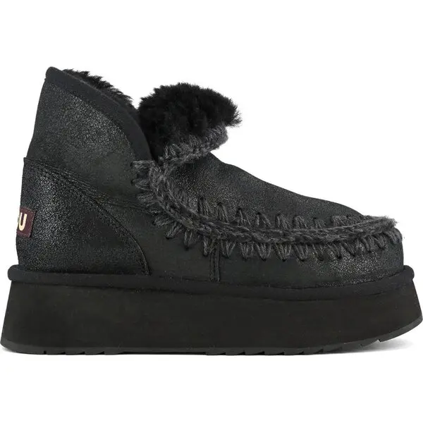 Mou Mini Platform Genuine Shearling Boot