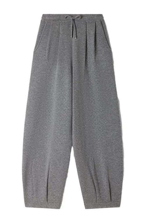 Sandro Rhinestone Barrel-leg Joggers