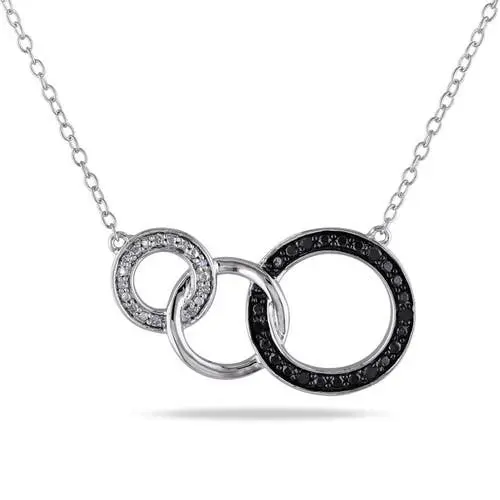 JULIANNA B. Diamond Circle Link Necklace