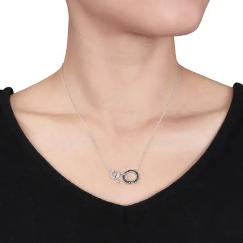 JULIANNA B. Diamond Circle Link Necklace