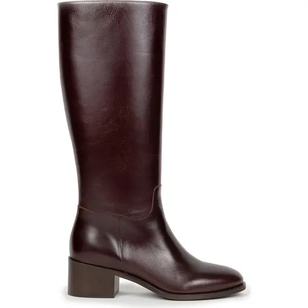 BOBBIES Zohra Knee-high Boots - Cabernet