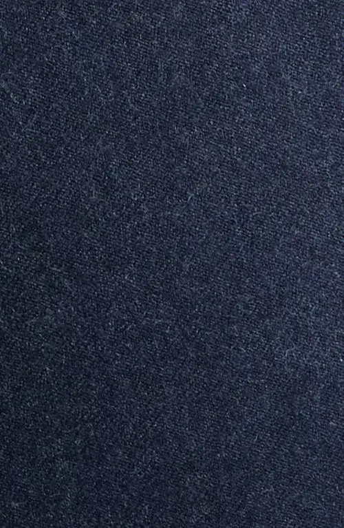 JACK VICTOR Sage Wool Flannel Stretch Pants - Blue