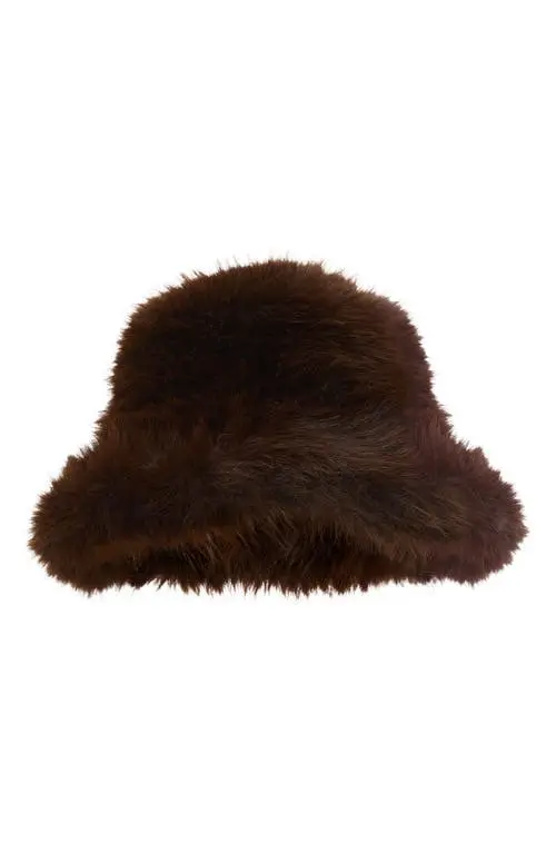 AFRM Faux Fur Bucket Hat - Java