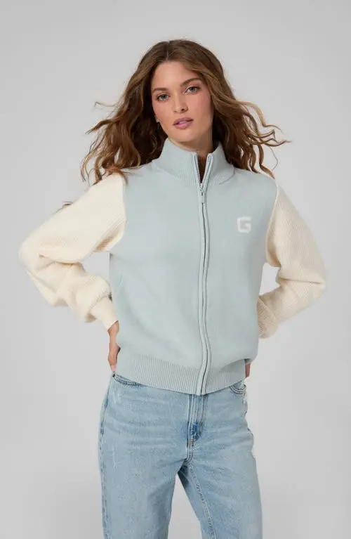 Guess Lily Jacquard Full Zip Hoodie - G8ga-open