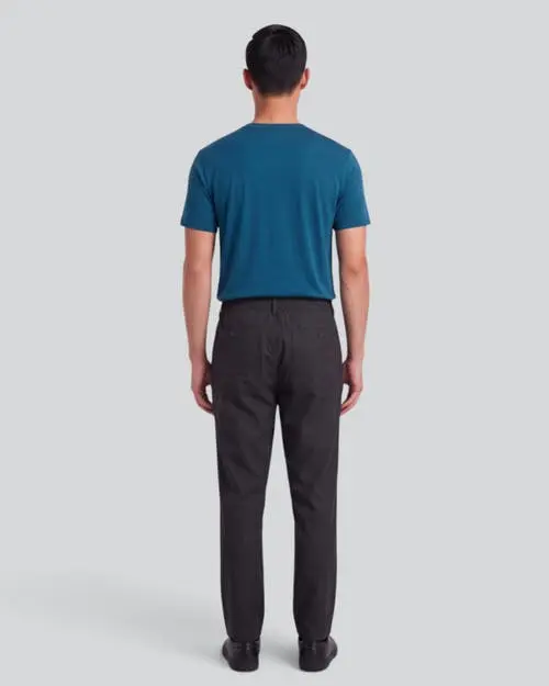 LORDS OF HARLECH Wool Drawstring Pant - Black