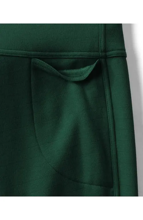 LANDS' END High Rise Serious Sweats Fleece Lined Pocket Leggings