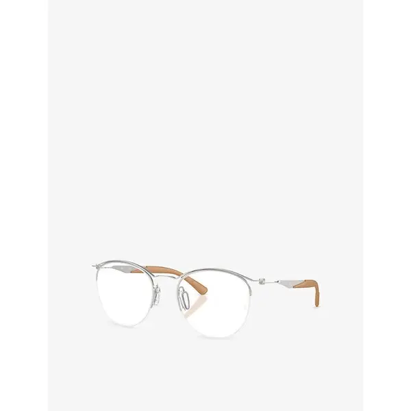 Ray-ban Rx7553 Round-frame Metal Optical Glasses