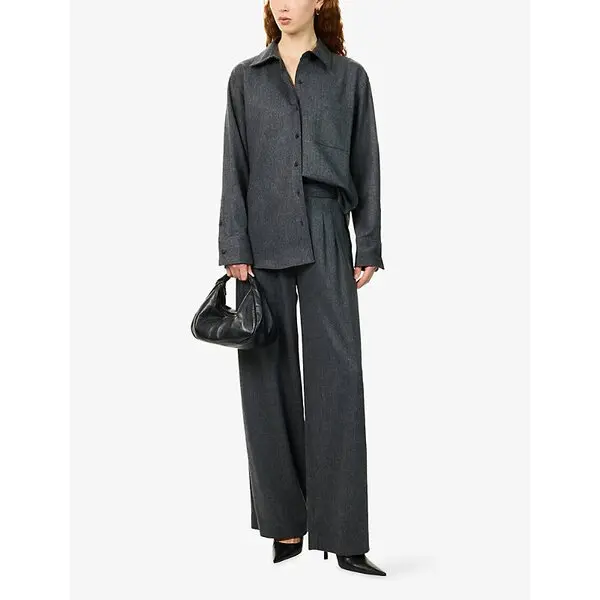 Rag & Bone Lawrence Tailored Wool-cashmere Blend Trousers