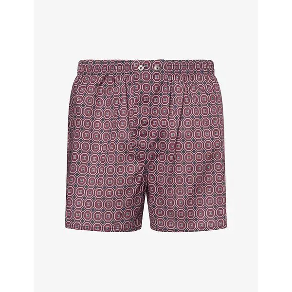 Derek Rose Ledbury Classic-fit Cotton Boxer Shorts