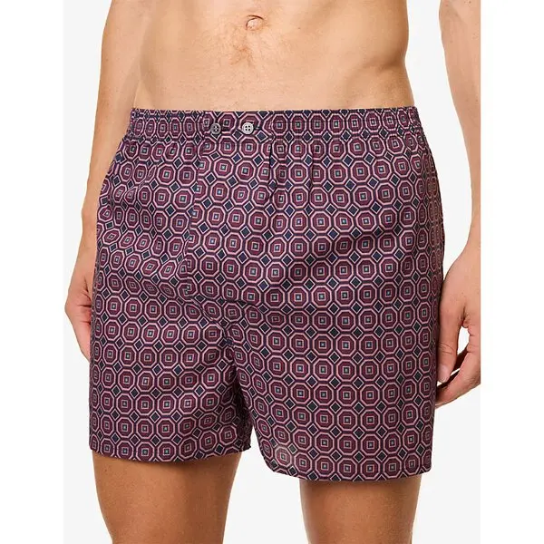 Derek Rose Ledbury Classic-fit Cotton Boxer Shorts