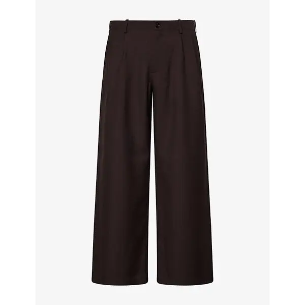 Our Legacy Bridge Wide-leg Wool Chinos