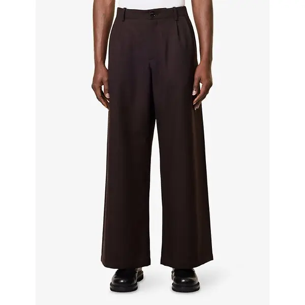 Our Legacy Bridge Wide-leg Wool Chinos