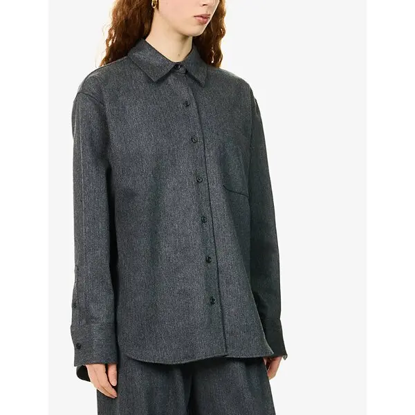Rag & Bone Connie Tailored Wool-cashmere Blend Shirt