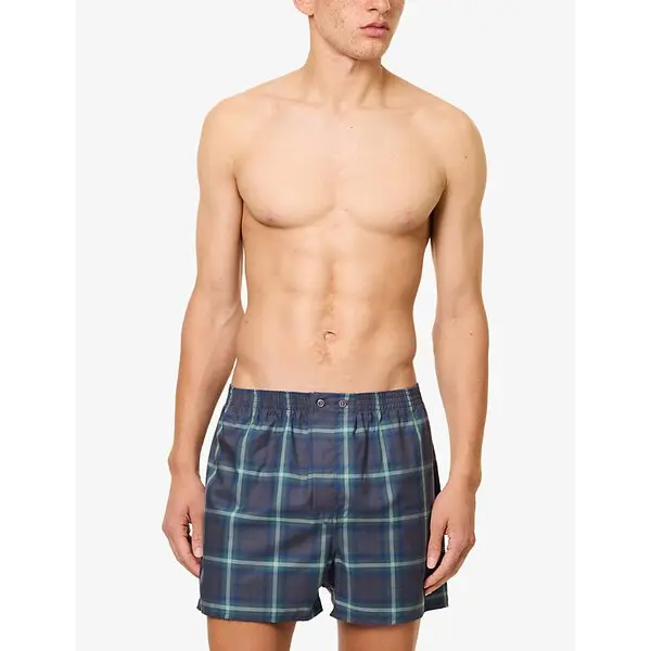 Derek Rose Barker Classic-fit Cotton Boxer Shorts