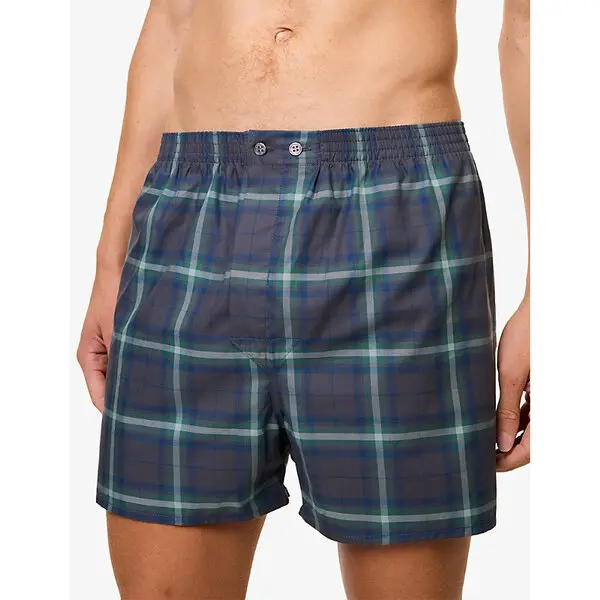 Derek Rose Barker Classic-fit Cotton Boxer Shorts