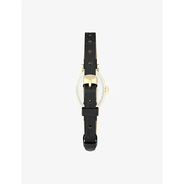 Timex® Cavatina Leather Strap Watch 19mm