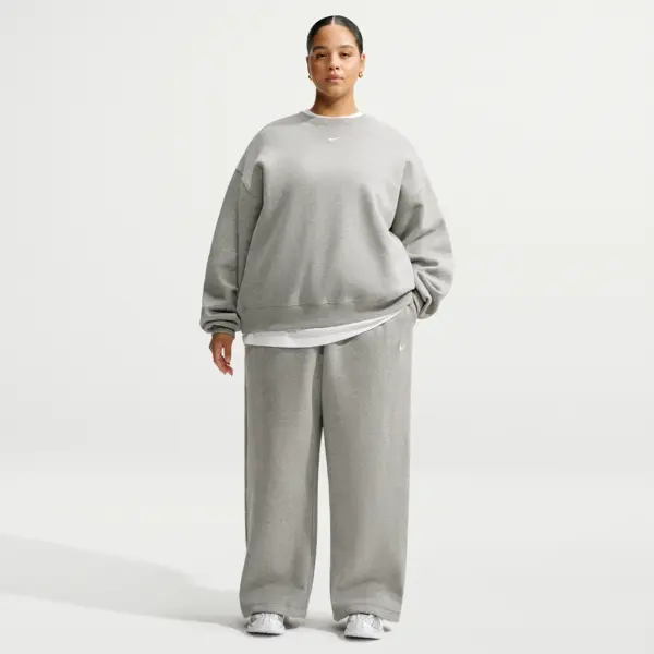 Nike Studio Fleece Medium Weight Mid-rise Wide-leg Pants