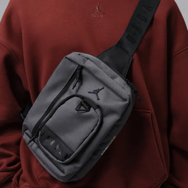 JORDAN Collectors Crossbody Bag - Grey