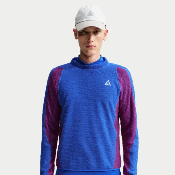 Nike Wolf Lichen Crew-neck Top - Blue