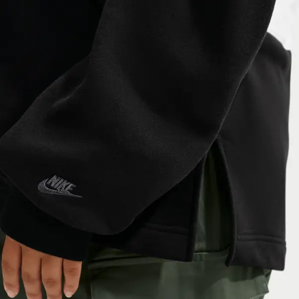 Nike Studio Fleece Medium Weight Oversized Rugby Sweatshirt