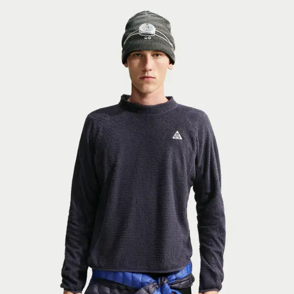 Nike Wolf Lichen Crew-neck Top - Grey