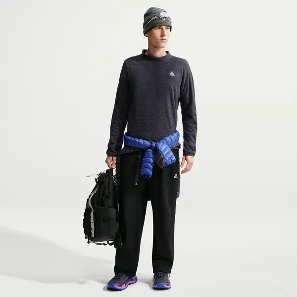 Nike Wolf Lichen Crew-neck Top - Grey