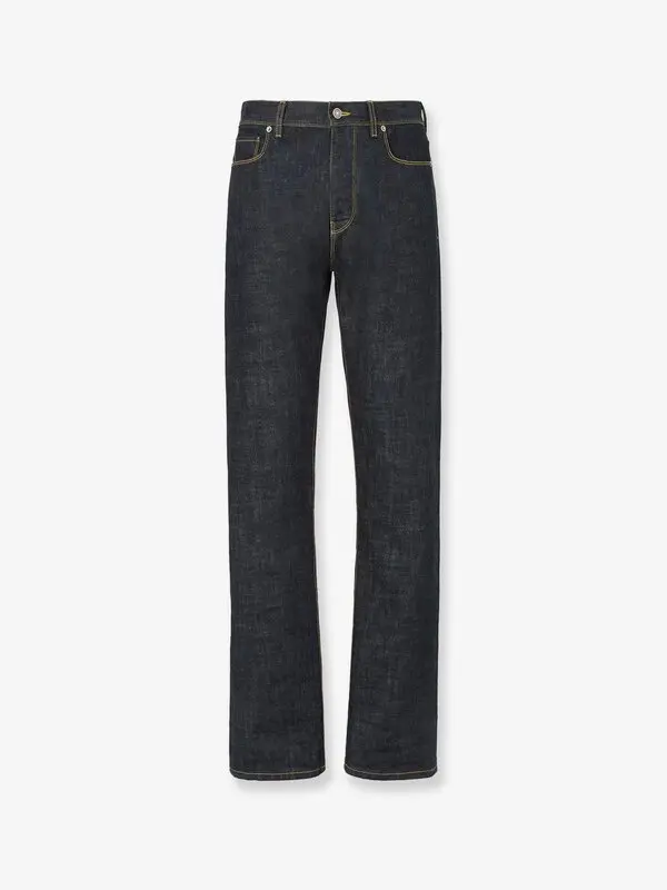 Fendi Selvedge Slim Five Pockets Jeans