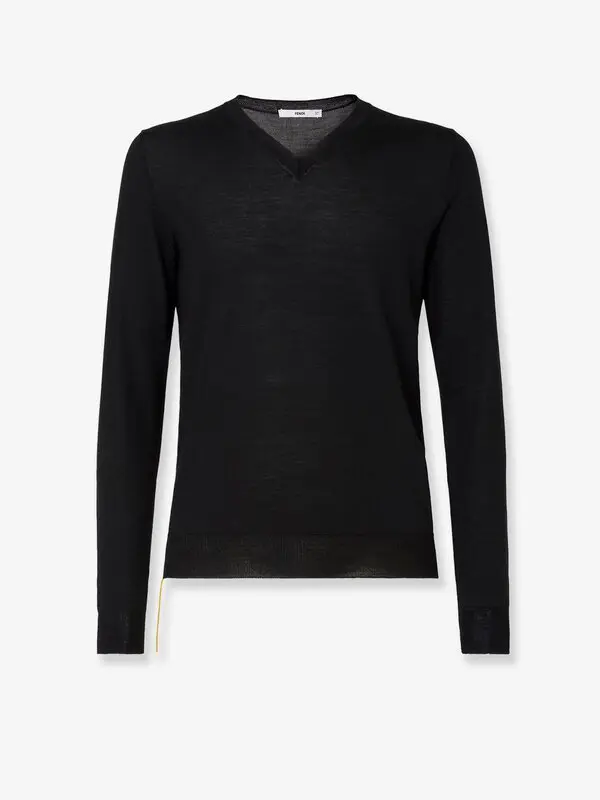 Fendi Virgin Wool Sweater - Black