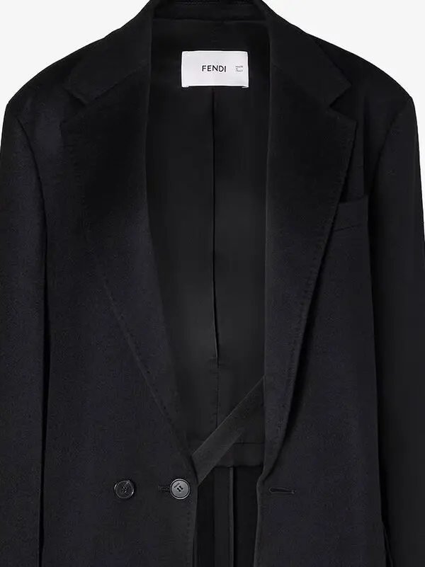 Fendi Midi Cashmere Coat