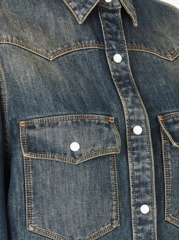 Fendi Washedout Denim Shirt