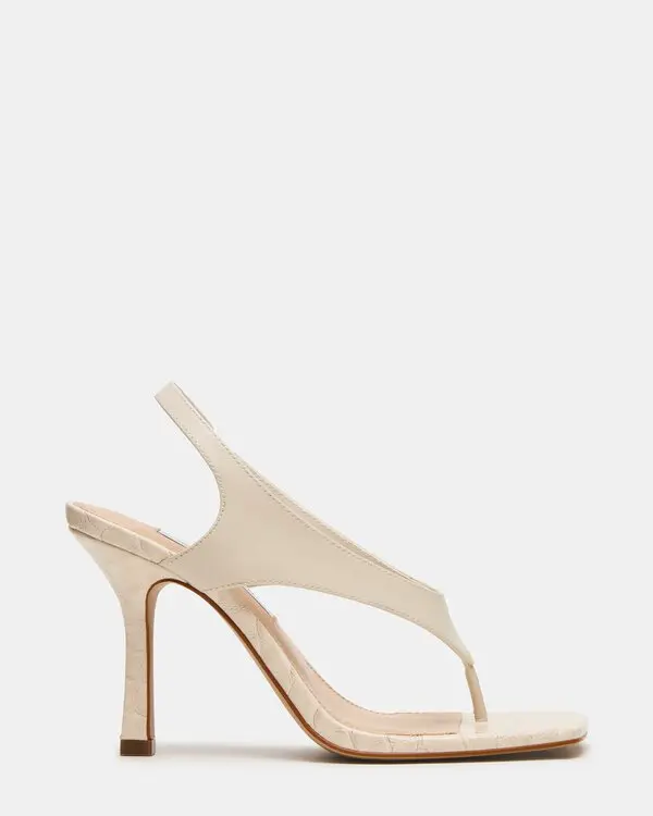 Steve Madden Improv Thong Heels - Bone