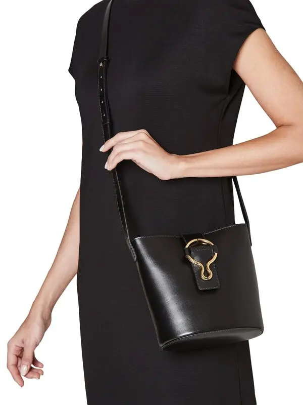 Il Bisonte Consuelo Leather Bucket Bag