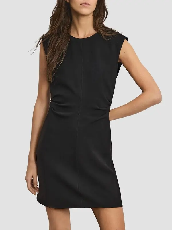 Veronica Beard Imara Cap Sleeve Sheath Minidress