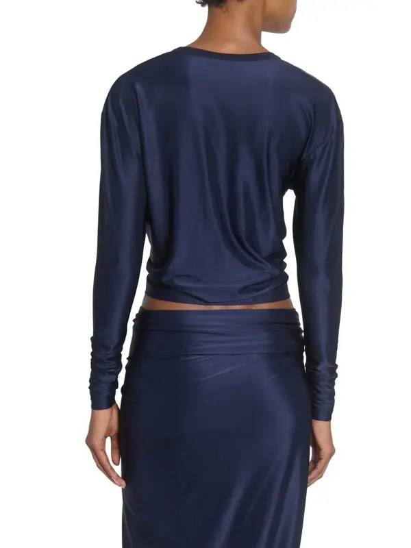 Rabanne Jersey Ring Crop Top