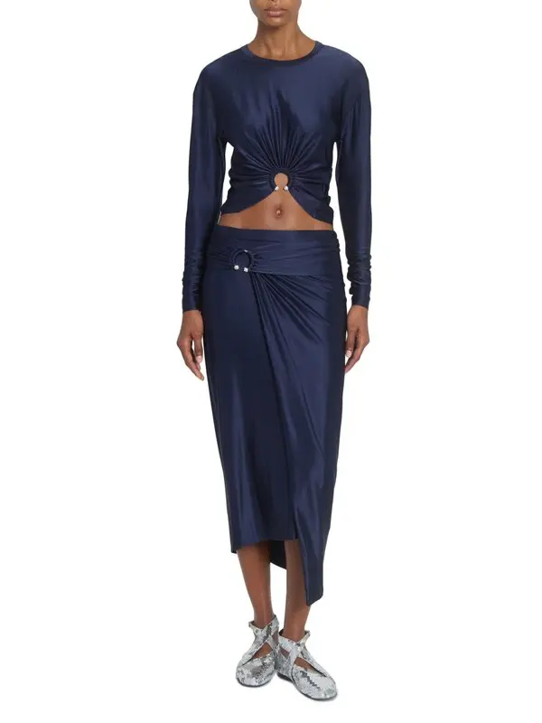 Rabanne Jersey Ring Crop Top