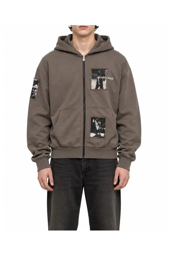 MISBHV Warszawa Patched Zipped Hoodie
