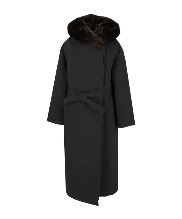 Loulou De Saison Darcy Shawl-collar Double-breasted Down Coat - Black