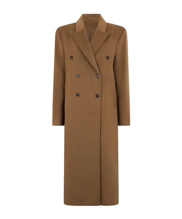 Loulou De Saison Double-breasted Long Coat - Brown