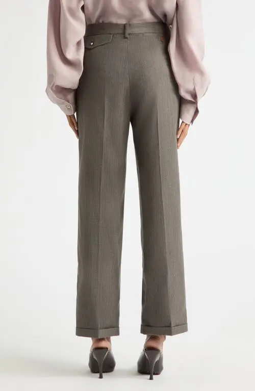 MAGLIANO Tipa Front Pleat Straight Leg Trousers
