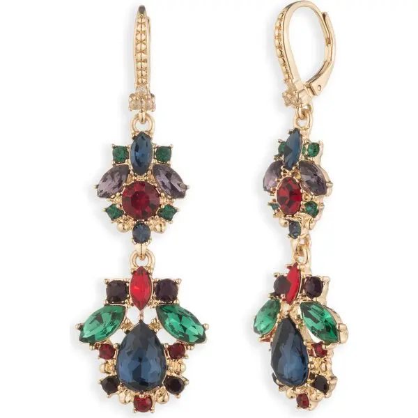 Marchesa Magnificent Magnolia Double Drop Earrings