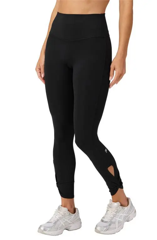 FABLETICS Pureluxe High-waisted Tlc Twist 7/8 Legging - Black