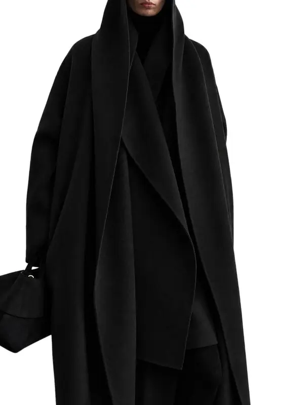 TOTEME Long Wool Coat With Hood
