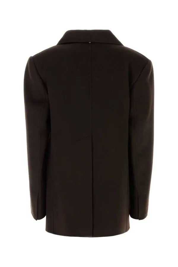 Sportmax Dark Wool Manna Coat