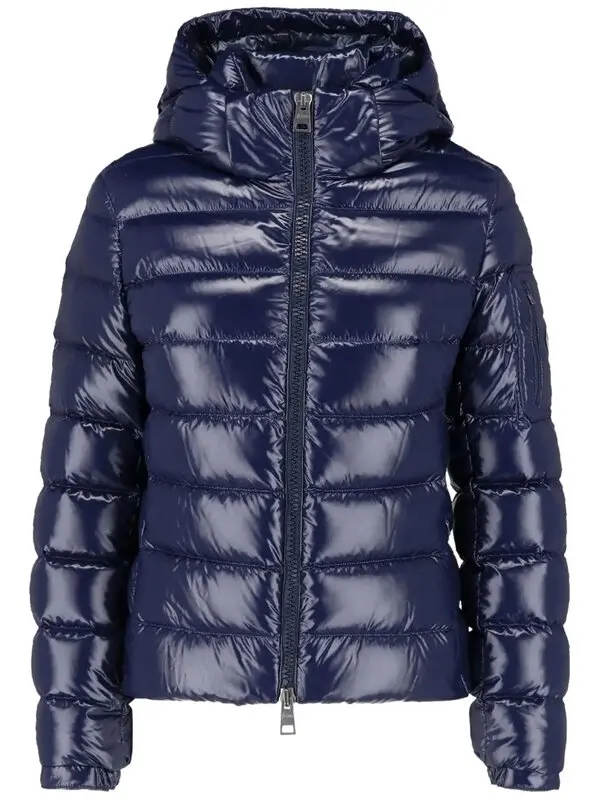 Herno Piumino Polar-tech Con Cappuccio E Zip - Blue