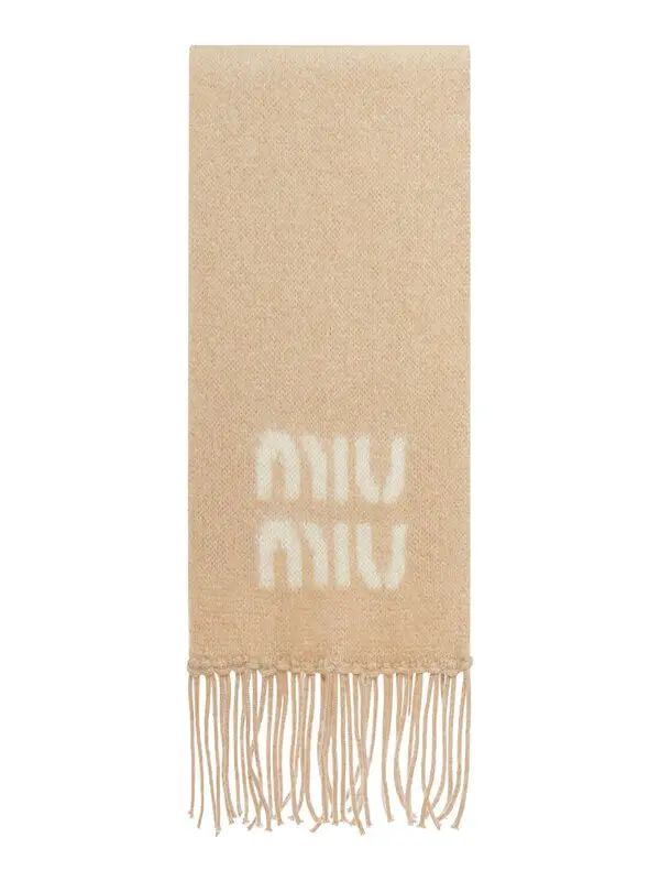 Miu Miu Scarf With Logo