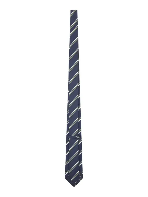 Kiton Diagonal Striped Tie - Multicolor