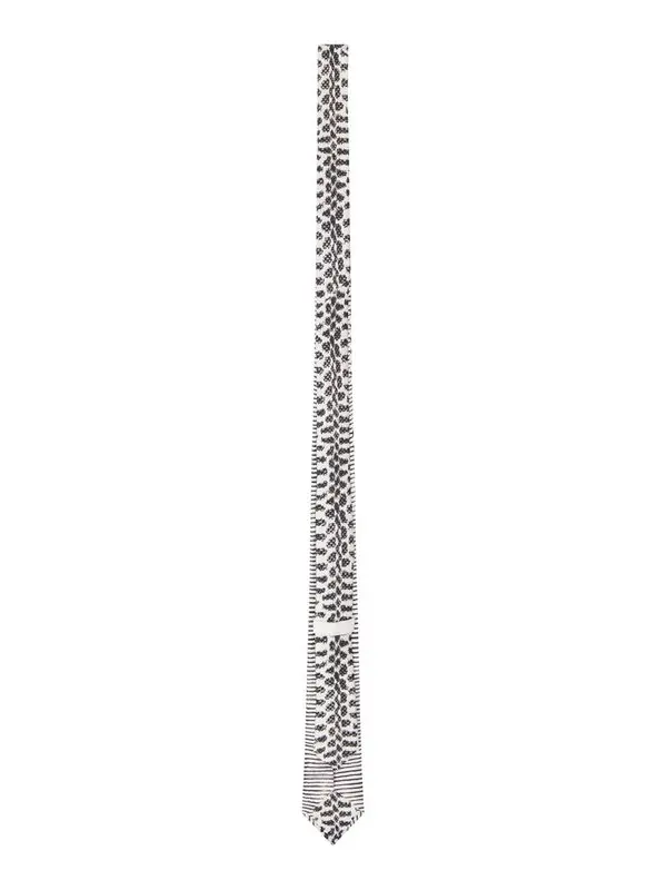 TOM FORD Animal Print Tie - Multicolor