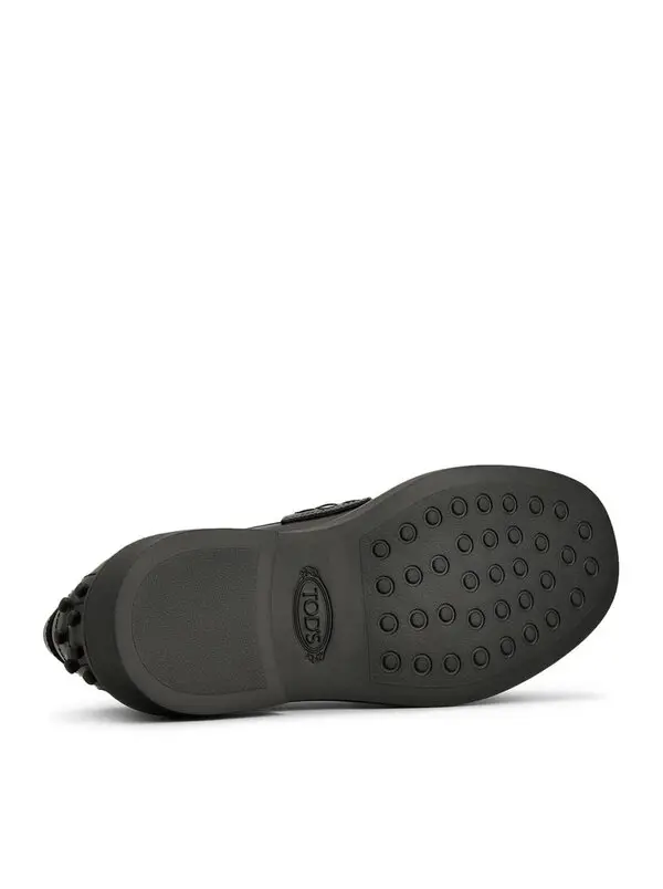 TOD'S Leather Loafers - Black