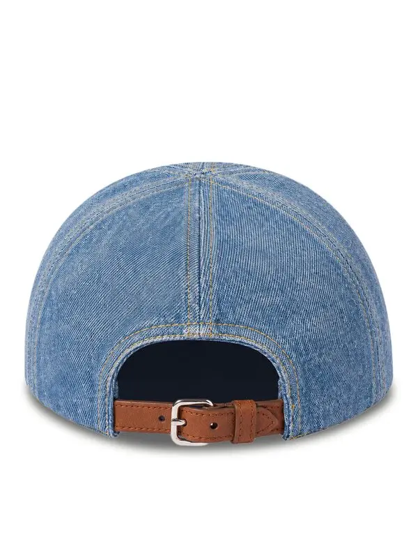 Miu Miu Washed Denim Baseball Cap