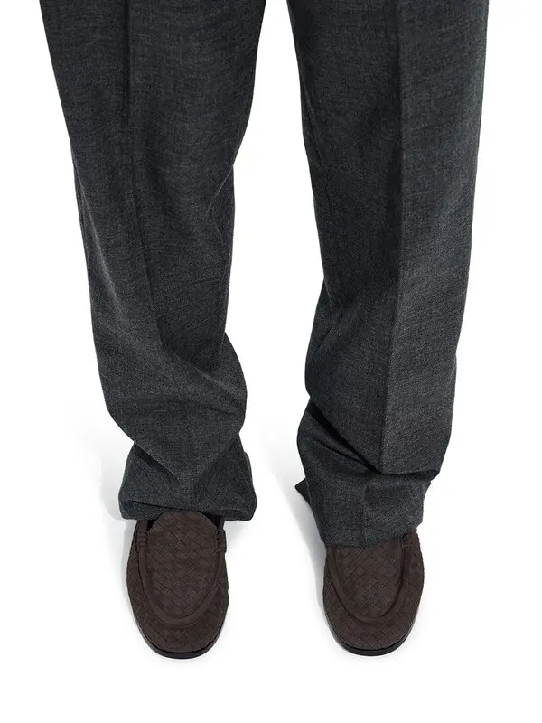 Bottega Veneta Silenzio Suede Loafers